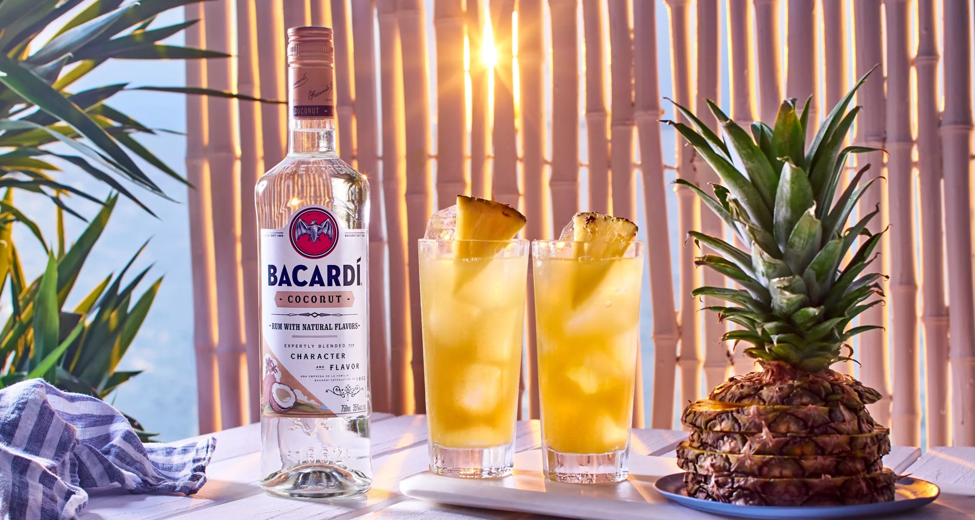Recette du cocktail Coconut & Pineapple | Cocktail Rhum | BACARDÍ BE (FR)